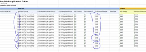 Import Group Journal Entries Template 01 Unit De Sap Community