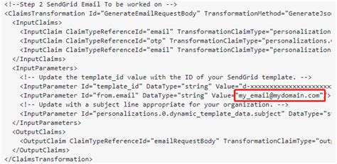 Azure Ad B2c Adb2c Custom Policy For Sending Email Through Sendgrid