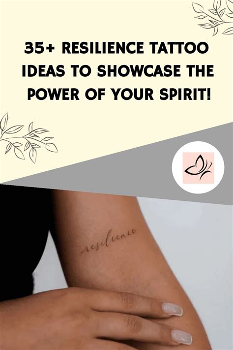 Resilience Tattoo Symbols For Females Powerful Meanings And Design Ideas