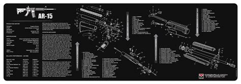 Tekmat Ar 15 Exploded View Gun Cleaning Mat Auction Armory Worlds Largest Firearm And Outdoor