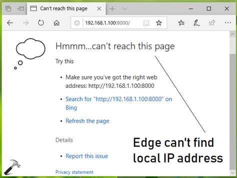 Fix Microsoft Edge Fails To Load Local Ip Address