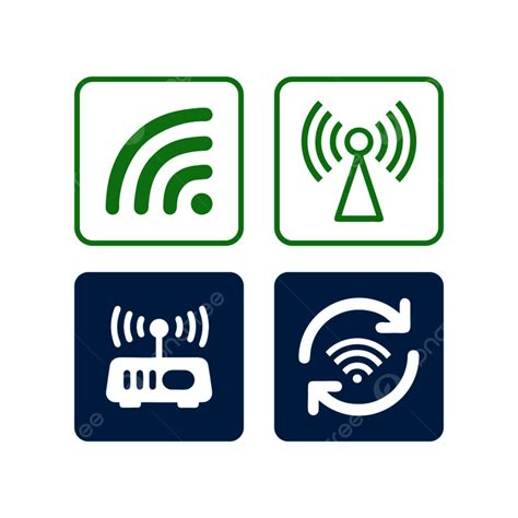 Wifi Symbol Wireless Signal Mobile Set Tower Sign Png And Vector