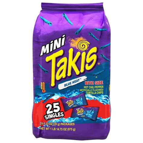Takis Tortilla Chips Blue Heat Extreme Mini Bite Size Publix Super Markets