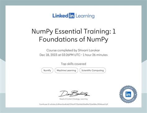 Learn Numpy With Terezija Semenski Shivani Larokar Posted On The