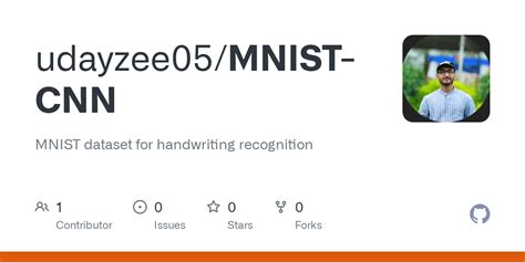 GitHub Udayzee MNIST CNN MNIST Dataset For Handwriting Recognition