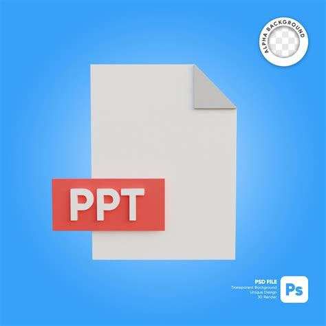 Premium PSD D File Icon Format Ppt