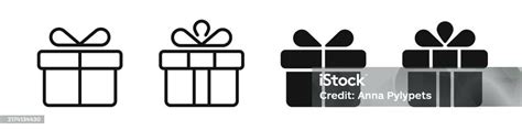 선물 상자 아이콘 생일 선물 벡터 일러스트 레이 션입니다 선물 상자 아이콘 세트입니다 깜짝 선물 상자 선물 아이콘 세트 개념에 대한 스톡 벡터 아트 및 기타 이미지 Istock