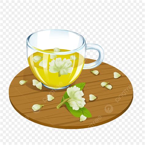다도 일러스트 꽃차 다도 차 문화 향기로운 차 Png 일러스트 및 Psd 이미지 무료 다운로드 Pngtree