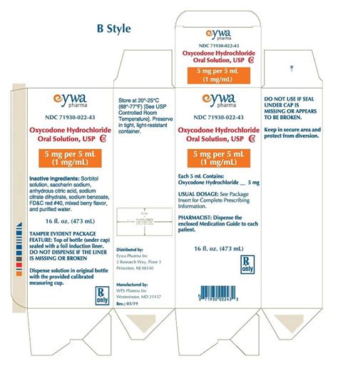 Oxycodone Solution Fda Prescribing Information Side Effects And Uses