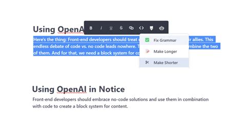 How To Write Documentation Notice With Open Ai Integration