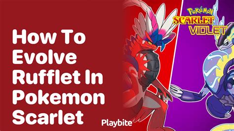 How To Evolve Rufflet In Pokemon Scarlet Playbite