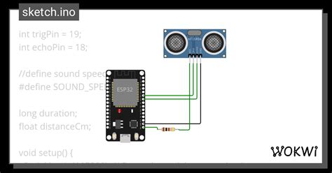 Hc Sr04 Wokwi Esp32 Stm32 Arduino Simulator