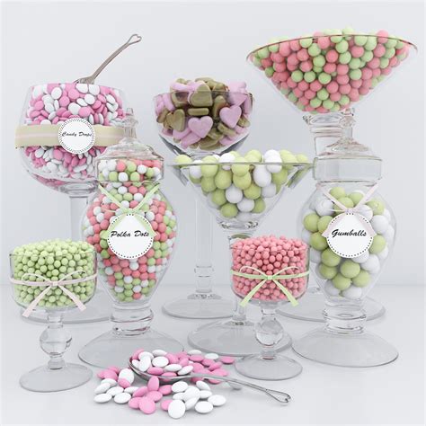 Polka Dots Candy Bar 3d Model Turbosquid 1913475