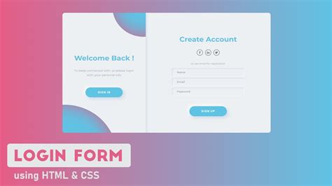 Responsive Login Form Using Html And Css