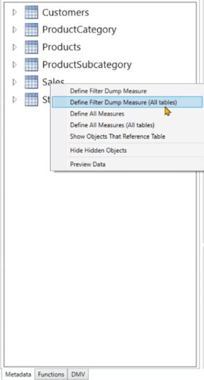 Visualizing The Filter Context In Power Bi Dax Studio