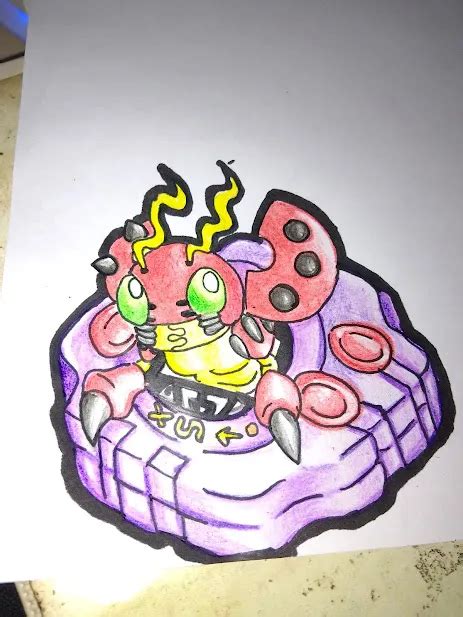 Tentomon Digimon Antennae Bug Claws Digimon Creature