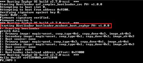 Secure Bootloader Chain Two Stage Upgradable Bootloader Mcuboot
