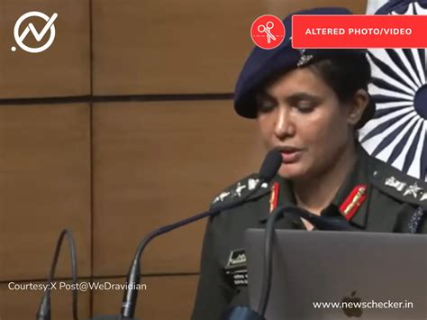 Deepfake Video Of Indian Army Colonel Sofia Qureshi Goes Viral Misrepresents Her Statement