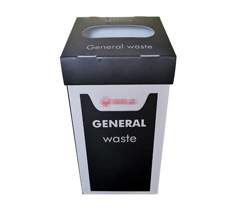 Plastic Dustbin Trash Bin Pp Corrugated Plastic Office Recycling Bins