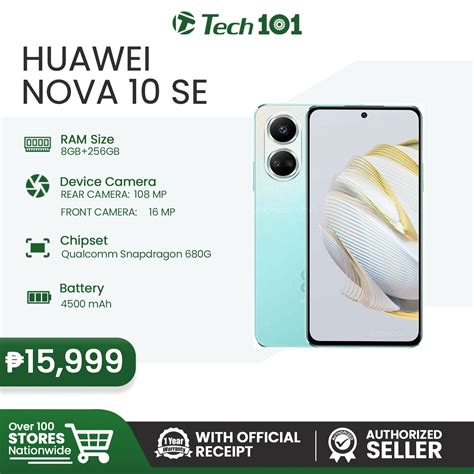 Huawei Nova 10 Se 8gb256gb With Official Receipt With Warranty