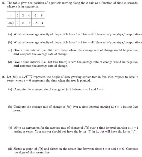 Solved 13 Compute The Following Limits Algebraically And Be