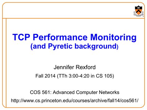 TCP Performance Monitoring