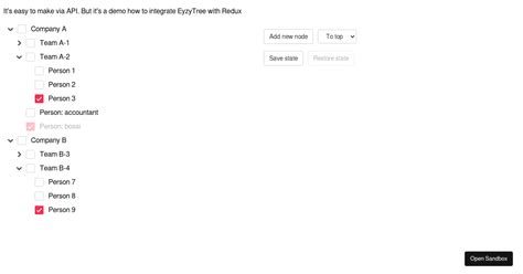 Redux Codesandbox