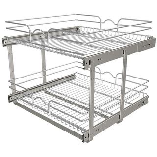 Rev A Shelf 5WB2 Series 24 Inch Pull Out Two Tier Shelf Organizer Bed Bath Beyond 38214117