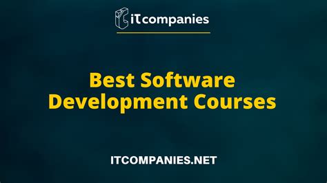 11 Best Software Development Courses — It Companies Network