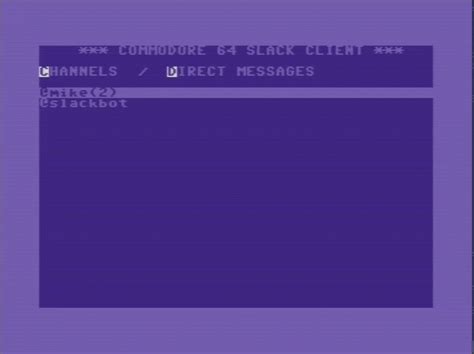 Slack On The Commodore 64 Thanks To Raspberry Pi Raspberry Pi