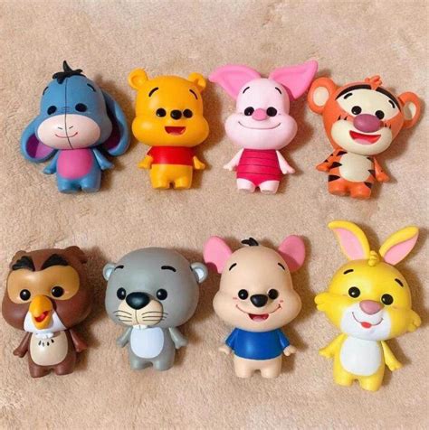 🇸🇬 Blind Box Disney Winnie The Pooh Gopher Rabbit Roo Figurine Display