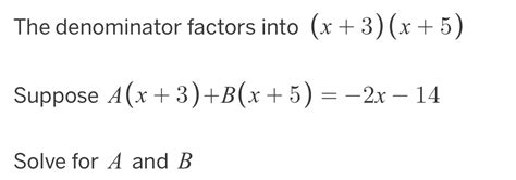 solved a x 3 b x 5 2x 14solve for a and b