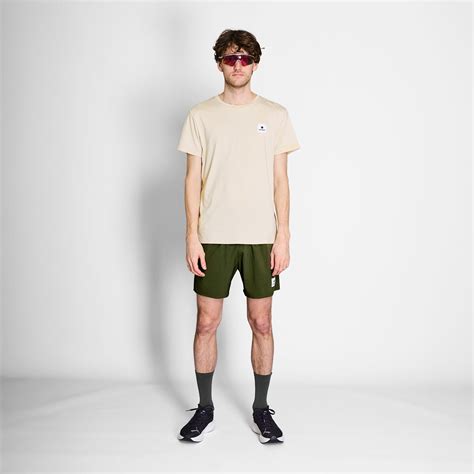 公式 Sayskyセイスカイ ランニングtシャツ Nmrss21c8002 Statement Pace T Shirt Beige