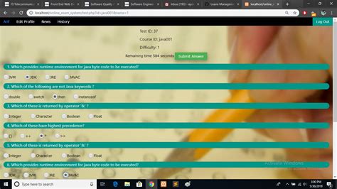 Github Blackknightzero Online Examination System Web Based System For Attending Online