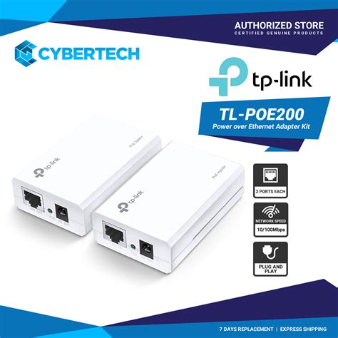 TP-Link TL-POE200 Power Over Ethernet Adapter Kit | Shopee Philippines