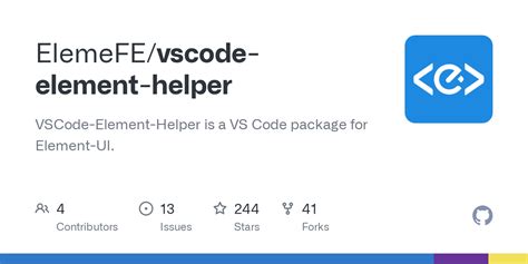 Releases ElemeFE Vscode Element Helper GitHub