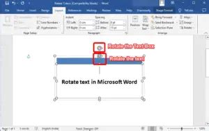 How To Rotate Text In Word