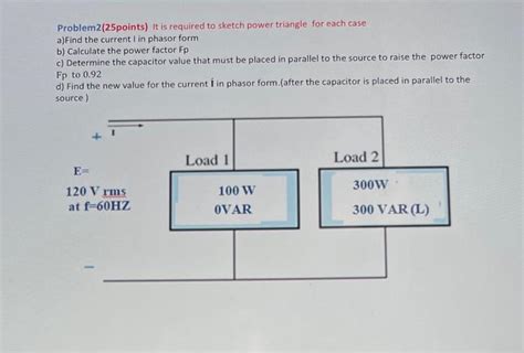 Solved Problem Points It Is Required To Sketch Power Chegg
