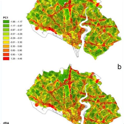 Almost Identical Spatial Pattern In Pc1 From Table 3 Panel A And Dba Download Scientific