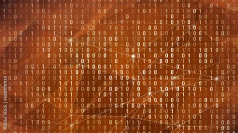 Binary Code Key To Cyber Security Technology Background And Programming In World Of Cloud