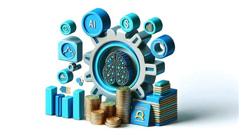 3d Ai Algorithm And Financial Analytics Icon For Data Interpretation In