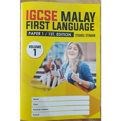 Igcse Malay First Language Paper 1 Volume 1 1e