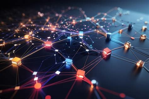 Premium Photo Modern Tech Background Networking And Connections