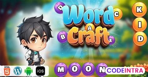 word craft html5 construct3 game codeintra