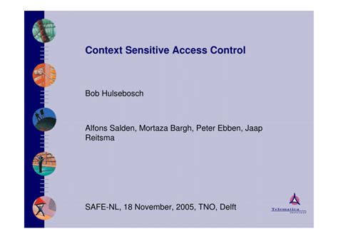 Pdf Context Sensitive Access Control