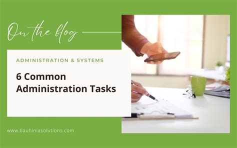 Common Administration Tasks Personal Executive Virtual Assistant
