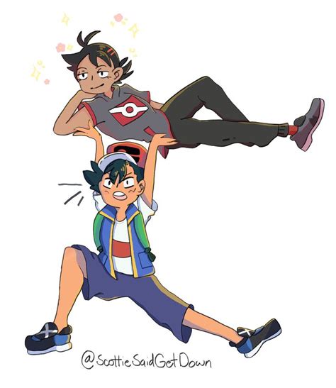 Nobody S Perf Satogou Gousato Journeyshipping Ash X Goh Satoshi X Gou Nel