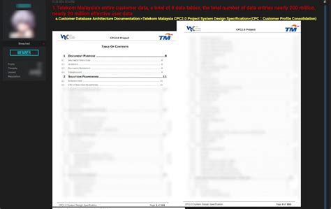 tm s customer database with 20m users allegedly up for sale