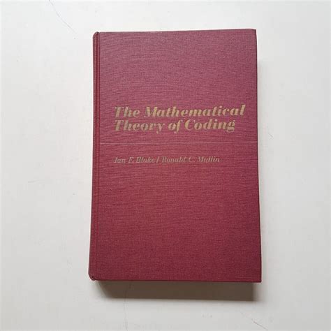 The Mathematical Theory Of Coding Hobbies And Toys Books And Magazines Fiction And Non Fiction On