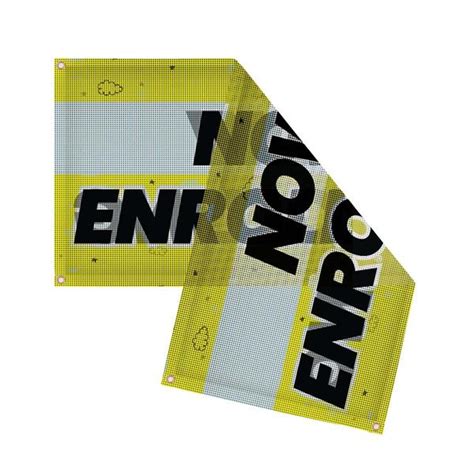 Double Sided Mesh Banners Vinyl Or Fabric Lush Banners
